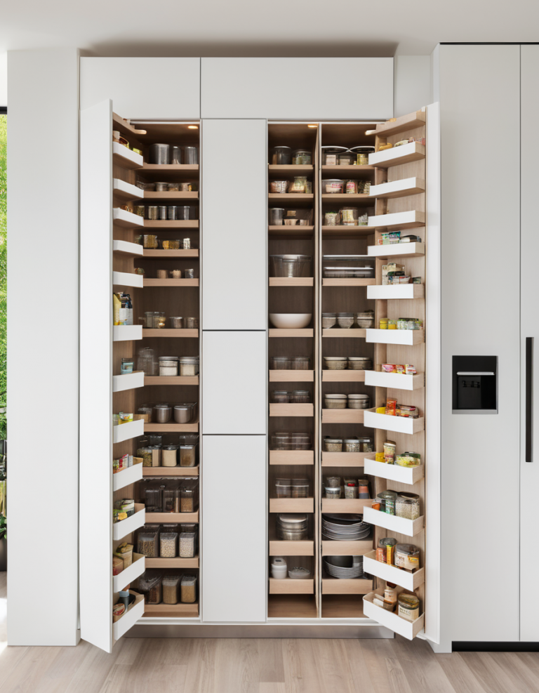 45 Brilliant Pantry Cabinet Ideas To Maximize Kitchen Storage And Style