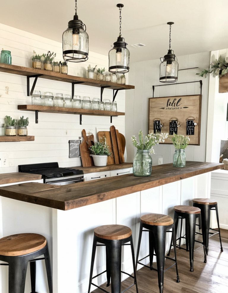 44 Kitchen Bar Ideas To Elevate Your Home’s Style And Functionality
