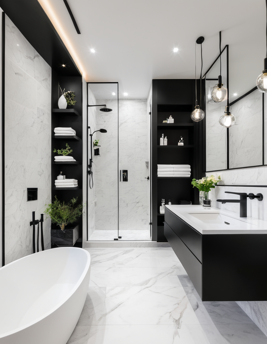 49 Modern Bathroom Ideas To Transform Your Space Into a Stylish Oasis