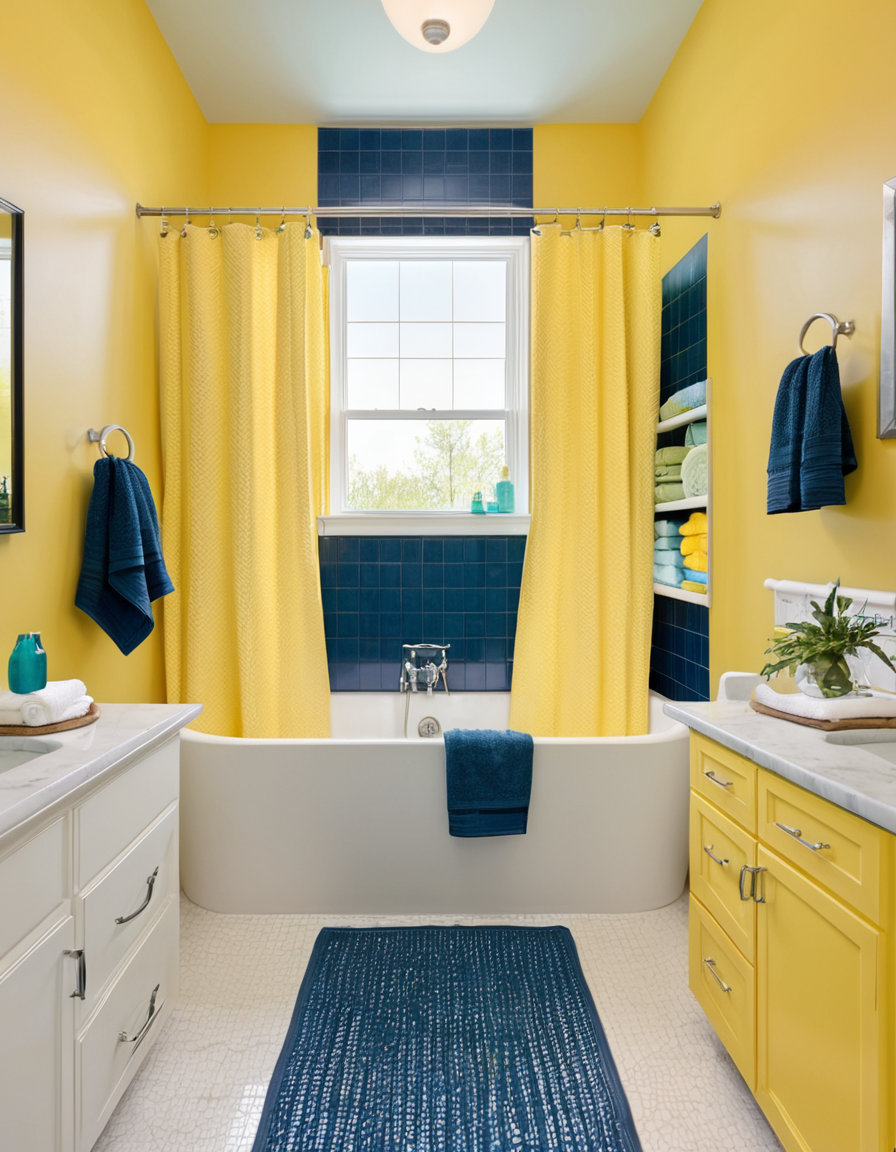 51 Yellow Bathroom Ideas To Brighten And Transform Your Space