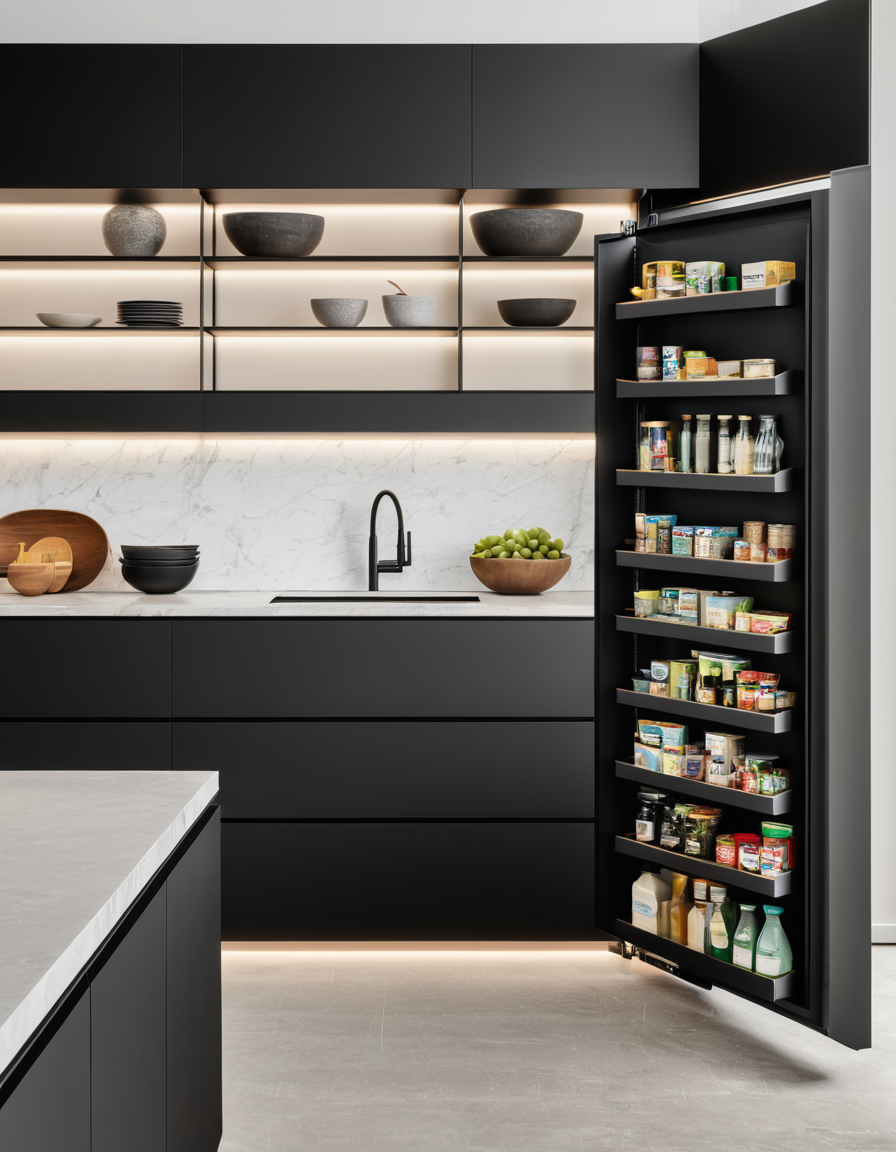 45 Brilliant Pantry Cabinet Ideas To Maximize Kitchen Storage And Style