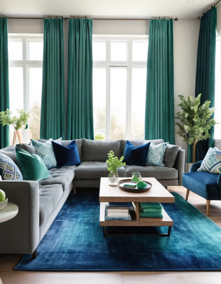 43 Inspiring Blue And Green Living Room Ideas For A Stylish And Modern ...