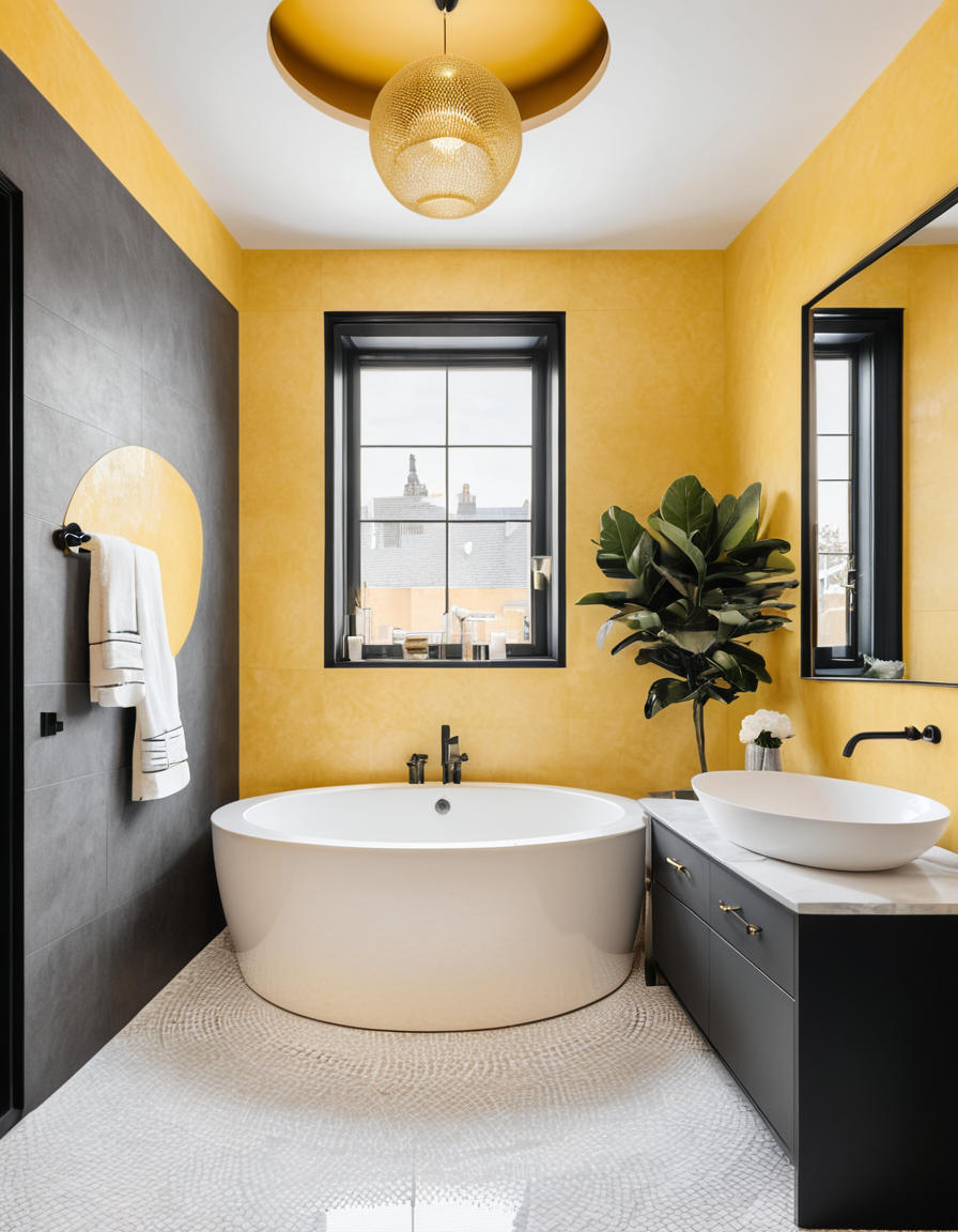51 Yellow Bathroom Ideas To Brighten And Transform Your Space
