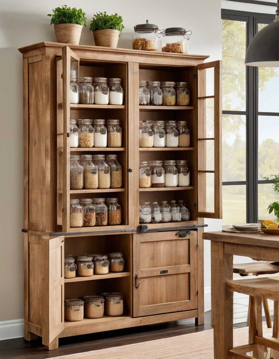 45 Brilliant Pantry Cabinet Ideas To Maximize Kitchen Storage And Style