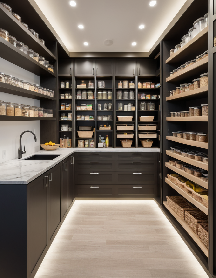 41 Pantry Design Ideas To Maximize Space And Style In Your Kitchen