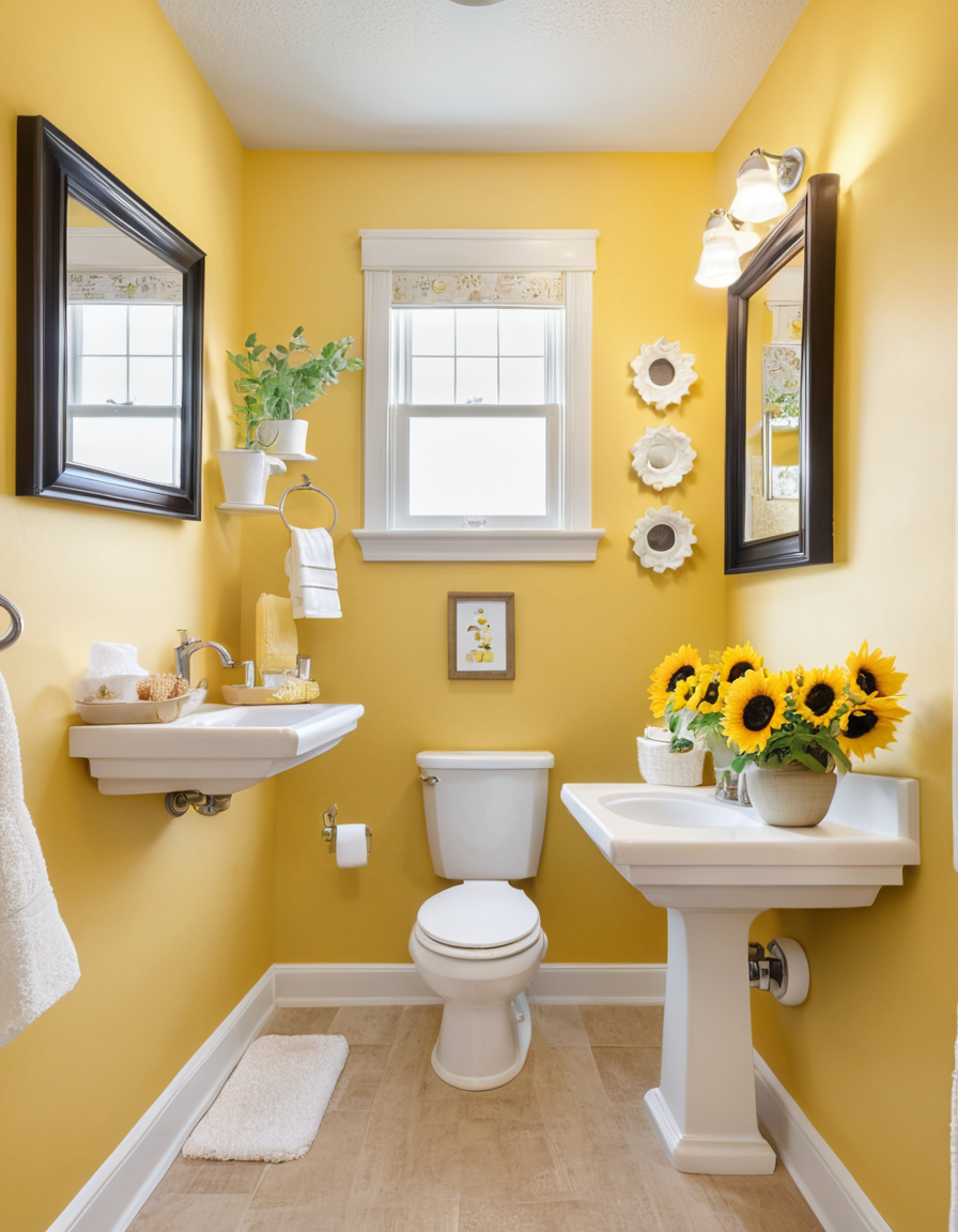 51 Yellow Bathroom Ideas To Brighten And Transform Your Space