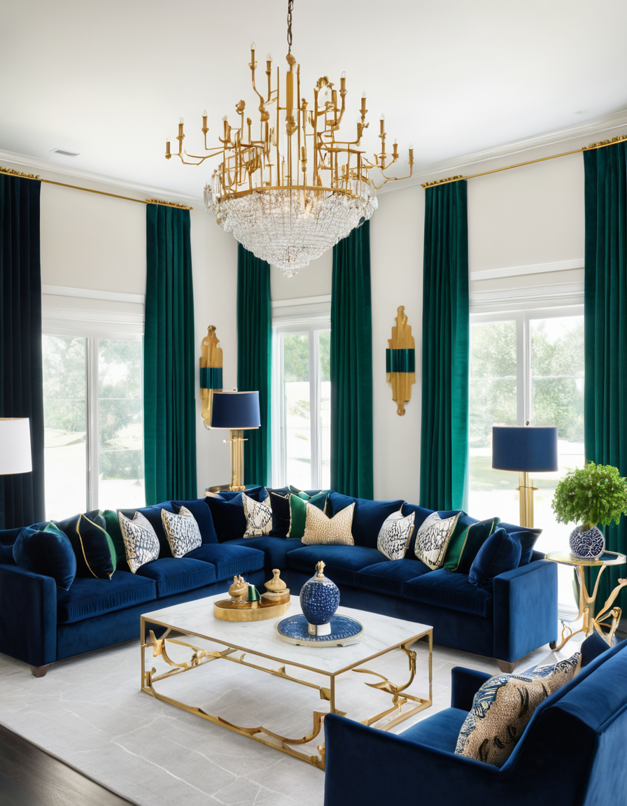 43 Inspiring Blue And Green Living Room Ideas For A Stylish And Modern ...