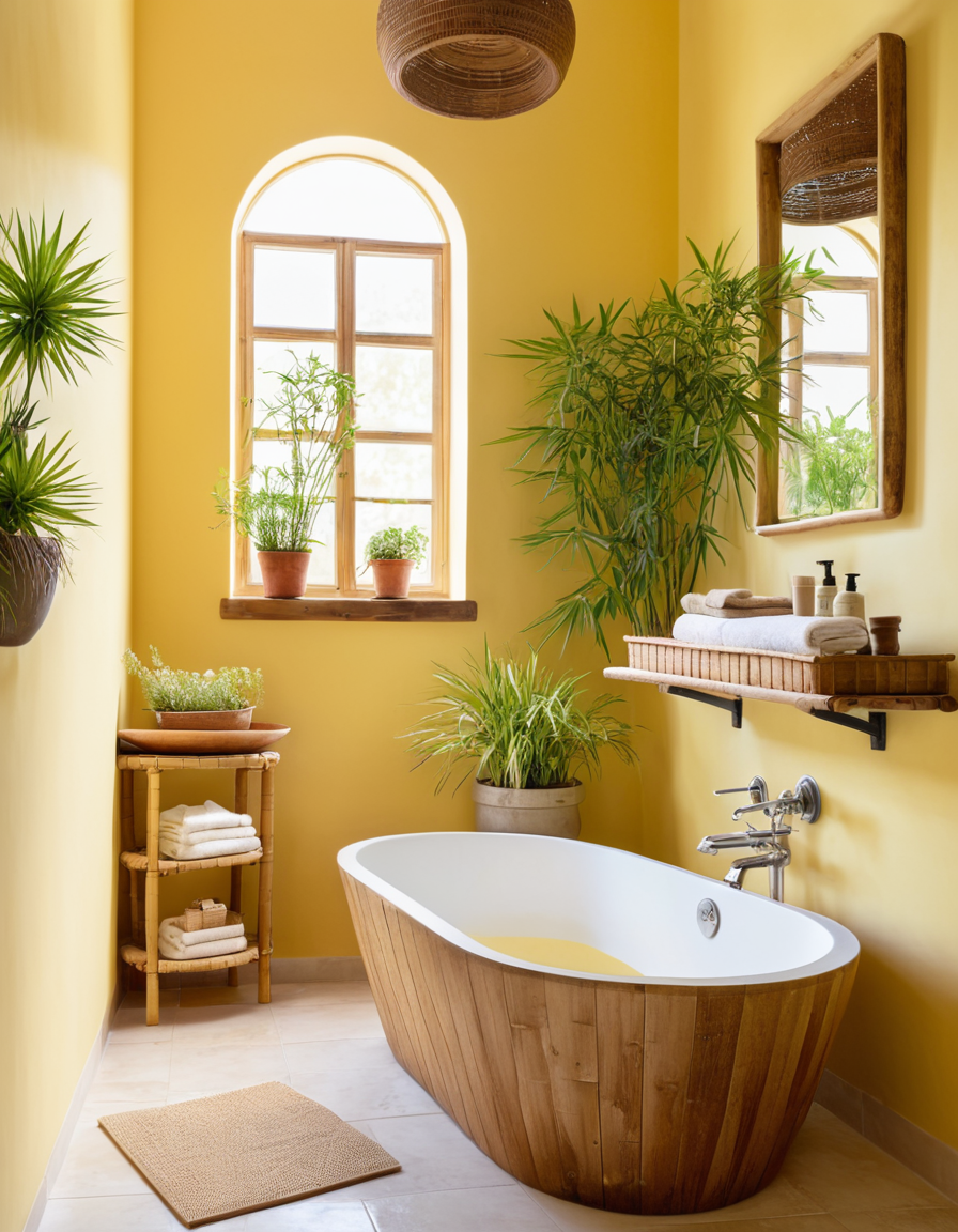 51 Yellow Bathroom Ideas To Brighten And Transform Your Space
