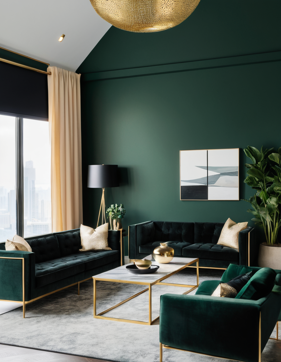46 Dark Green Living Room Ideas To Transform Your Space With Style