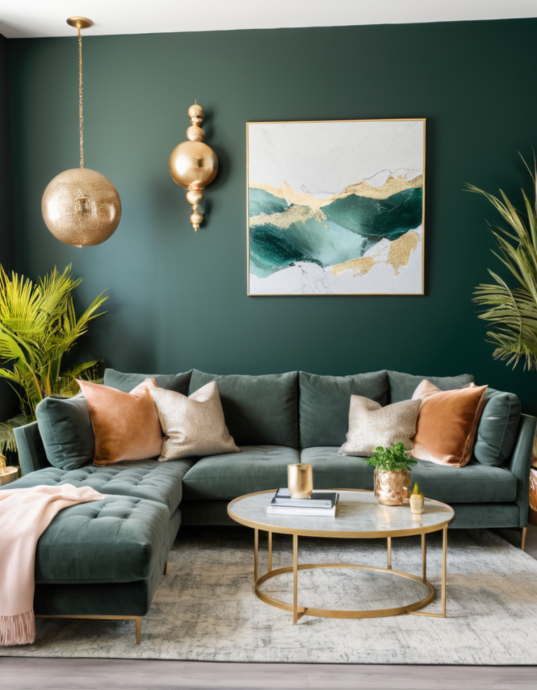 46 Dark Green Living Room Ideas To Transform Your Space With Style