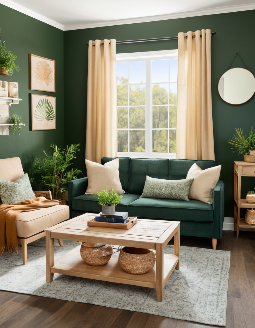46 Dark Green Living Room Ideas To Transform Your Space With Style