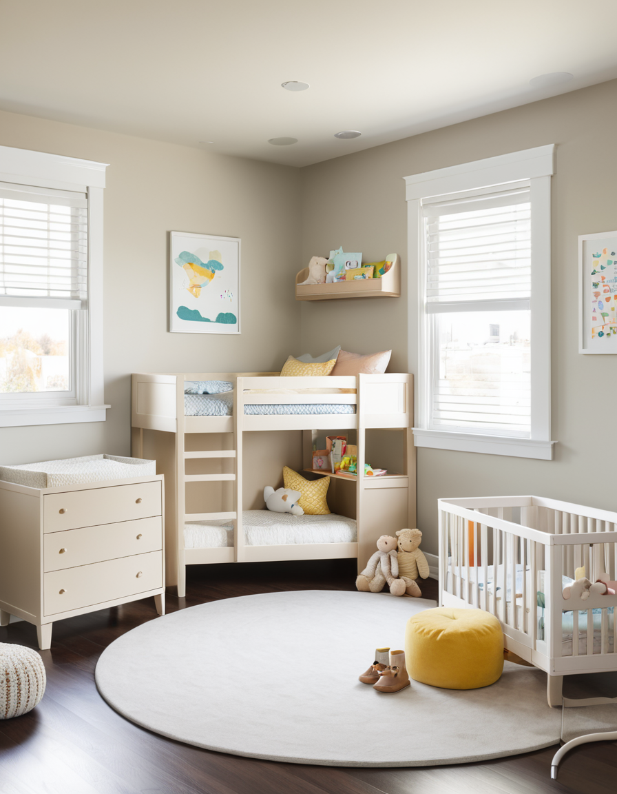 50 Creative Shared Bedroom Ideas For Kids: Space-Saving And Stylish Designs