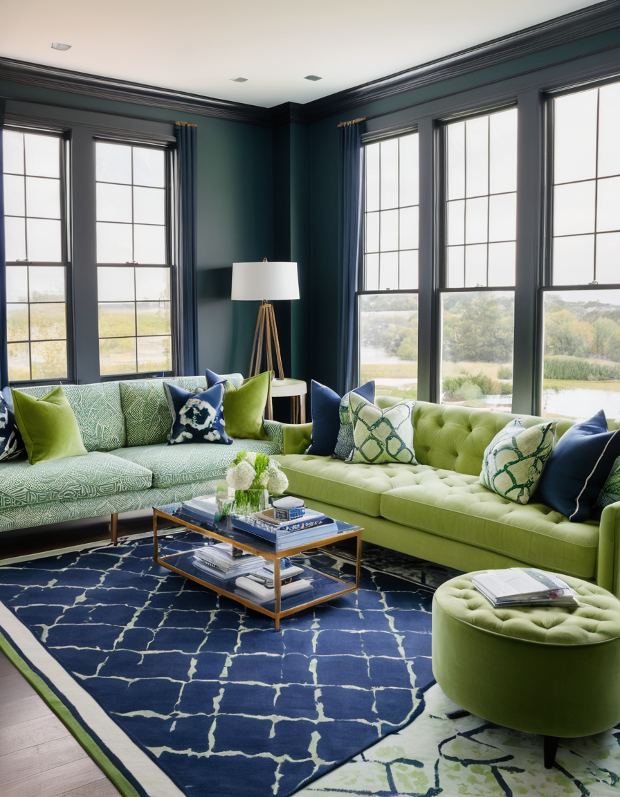 43 Inspiring Blue And Green Living Room Ideas For A Stylish And Modern ...