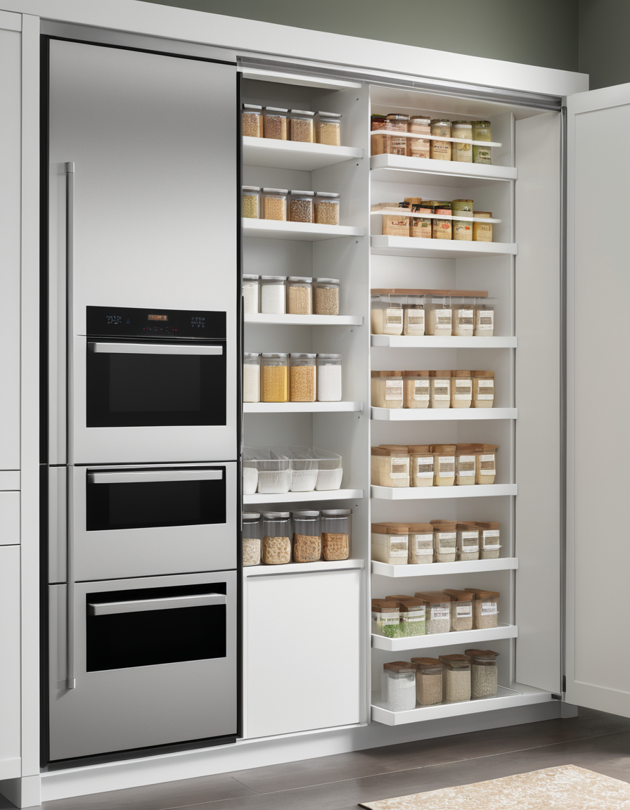 45 Brilliant Pantry Cabinet Ideas To Maximize Kitchen Storage And Style