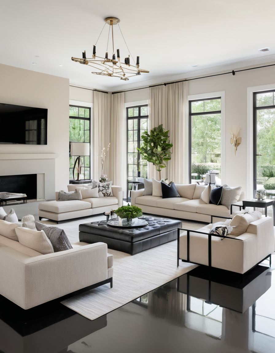 50 Black Living Room Ideas For A Bold And Sophisticated Space