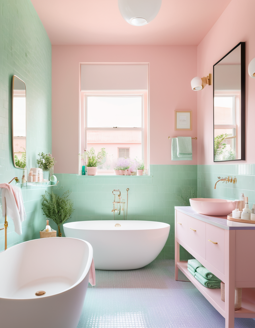 51 Bathroom Colors Ideas To Transform Your Space: Stunning And Trendy ...