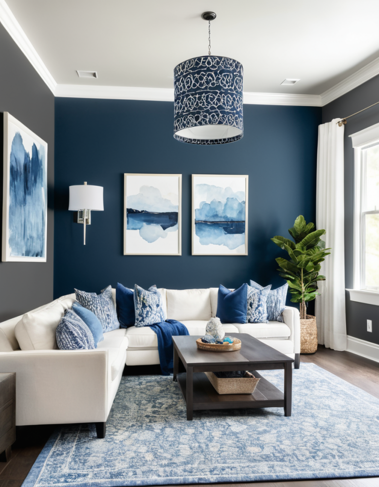 43 Gray And Blue Living Room Ideas To Elevate Your Home's Style