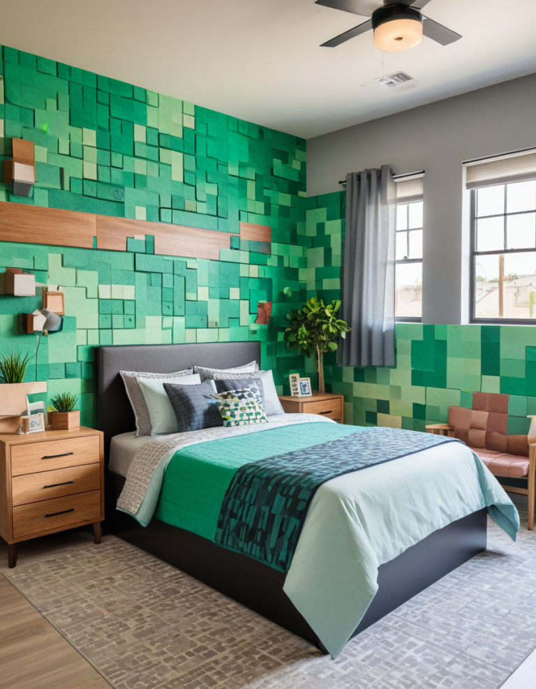 53 Minecraft Bedroom Ideas: Transform Your Room Into A Pixelated Adventure