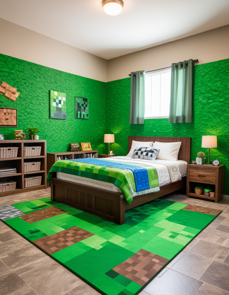 53 Minecraft Bedroom Ideas: Transform Your Room Into A Pixelated Adventure