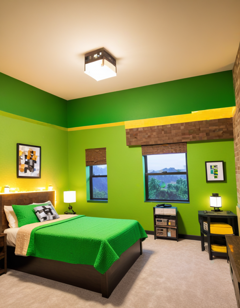53 Minecraft Bedroom Ideas: Transform Your Room Into A Pixelated Adventure