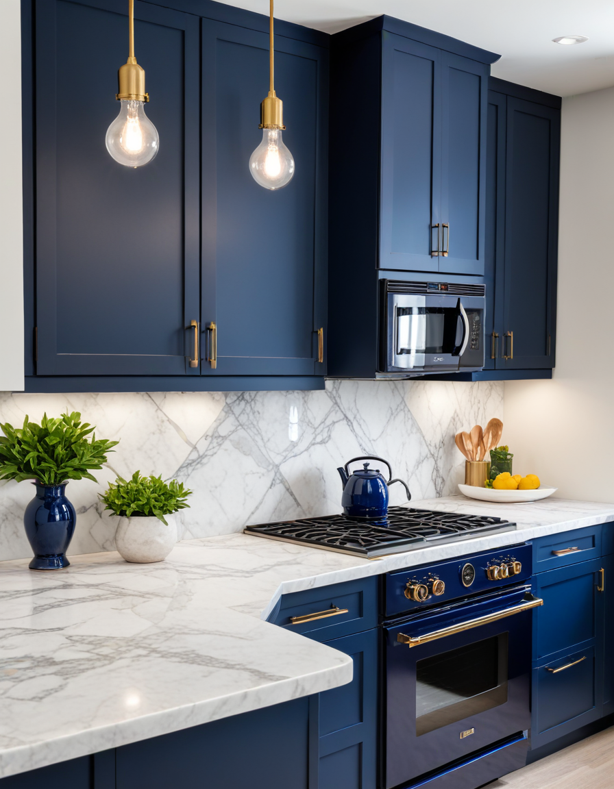 47 Blue Kitchen Ideas To Inspire A Stylish And Modern Culinary Space