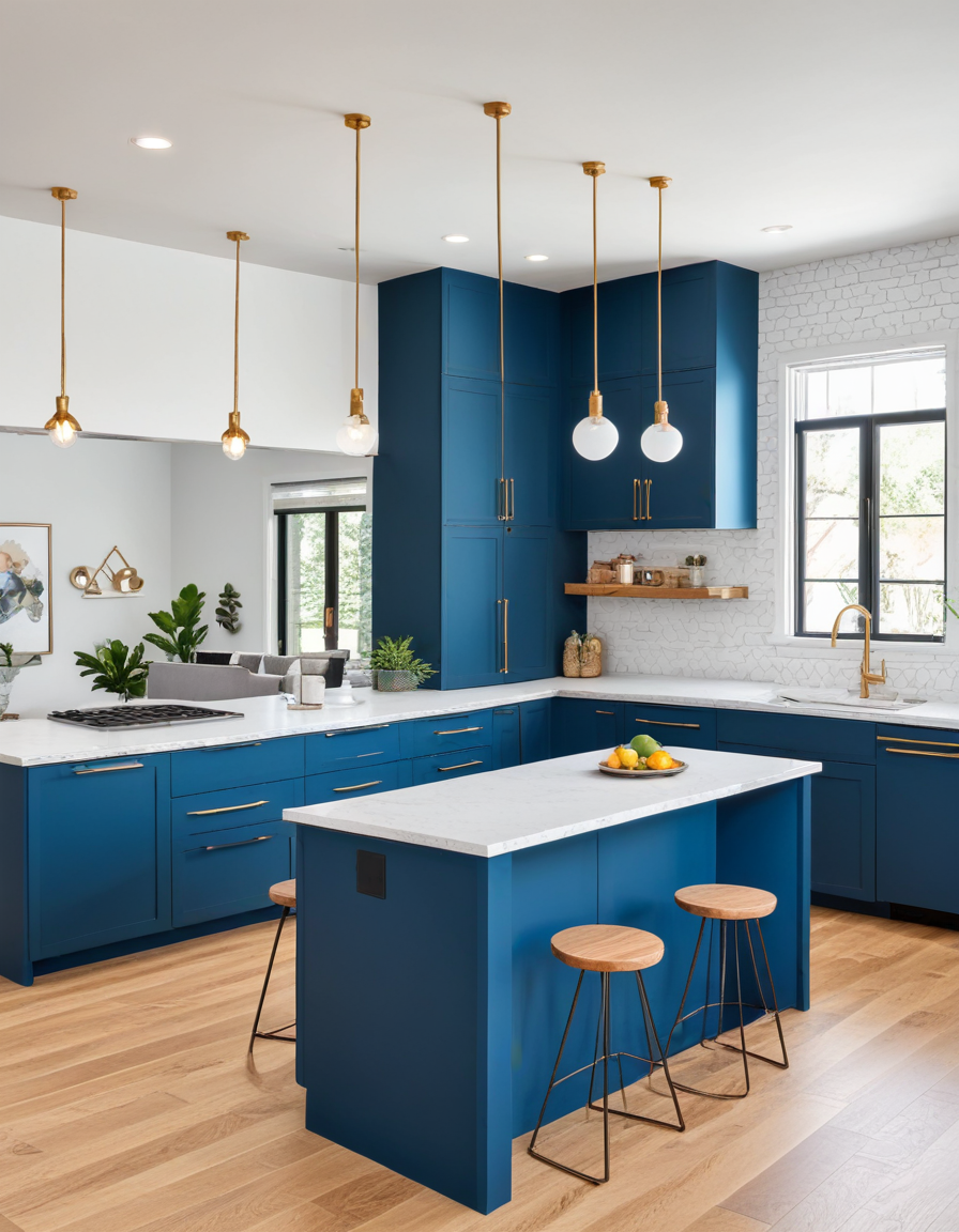 47 Blue Kitchen Ideas To Inspire A Stylish And Modern Culinary Space