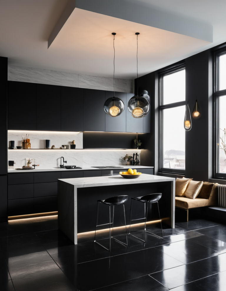48 Black Kitchen Ideas To Inspire A Modern And Elegant Culinary Space