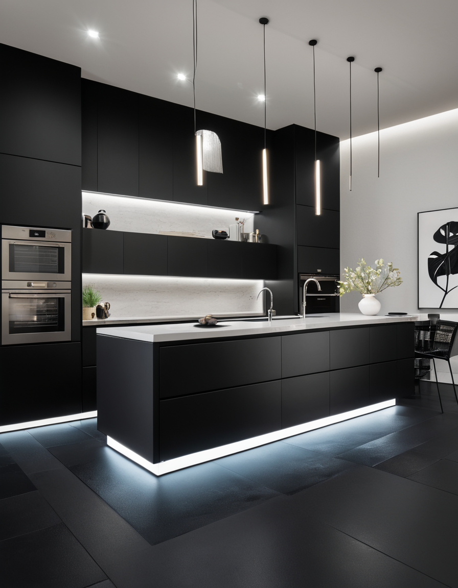 48 Black Kitchen Ideas To Inspire A Modern And Elegant Culinary Space