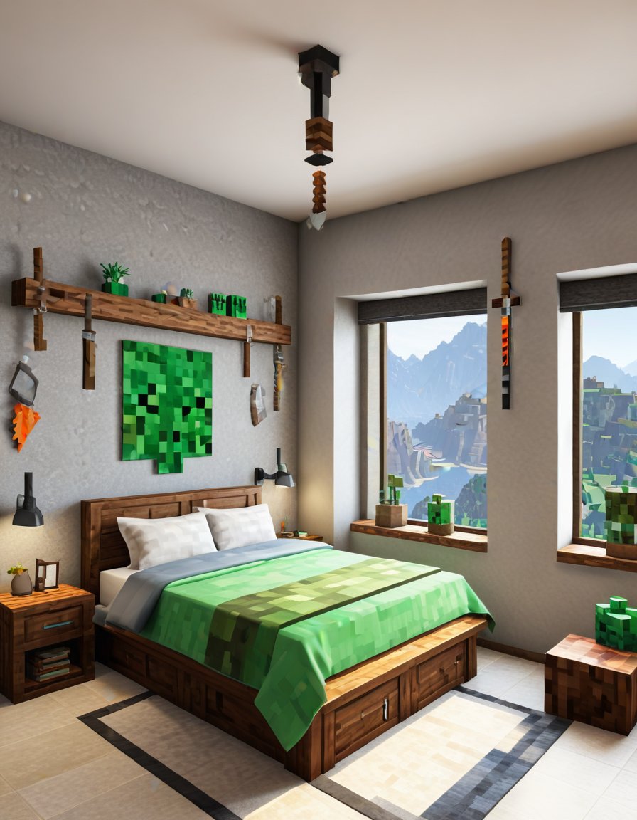 53 Minecraft Bedroom Ideas: Transform Your Room Into A Pixelated Adventure