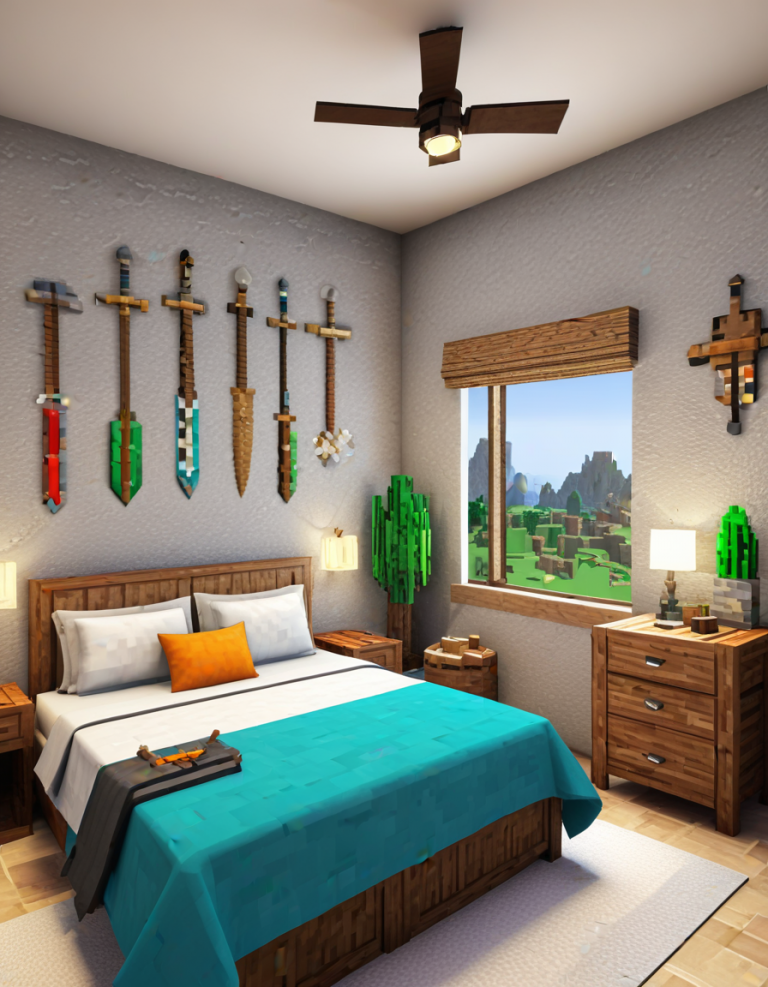 53 Minecraft Bedroom Ideas: Transform Your Room Into A Pixelated Adventure