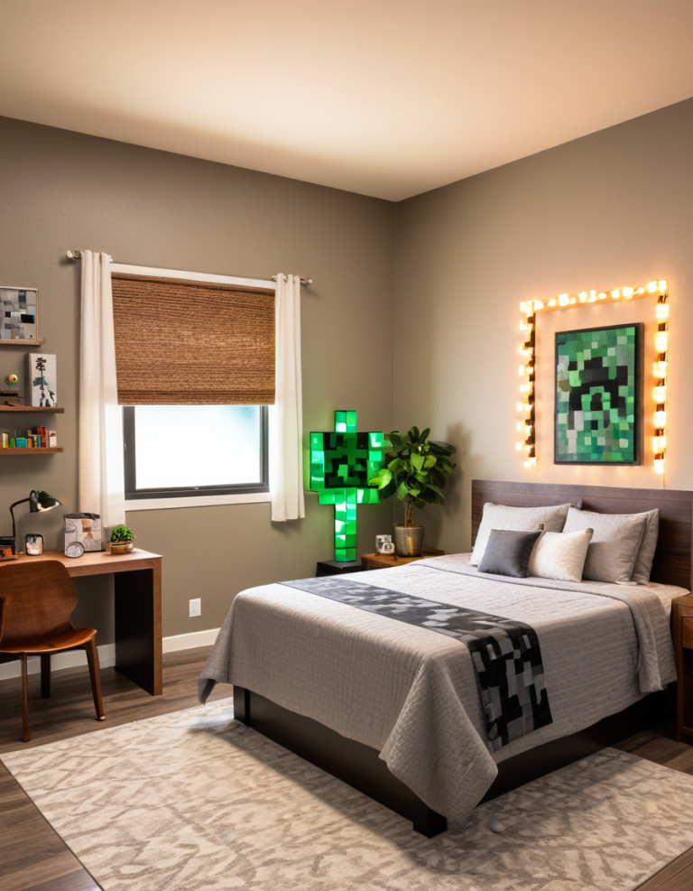53 Minecraft Bedroom Ideas: Transform Your Room Into A Pixelated Adventure