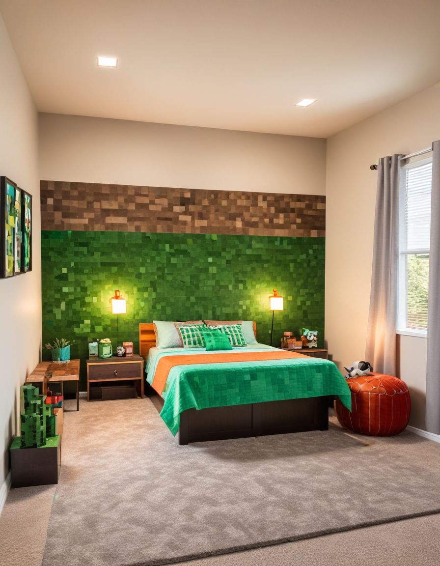 53 Minecraft Bedroom Ideas: Transform Your Room Into A Pixelated Adventure