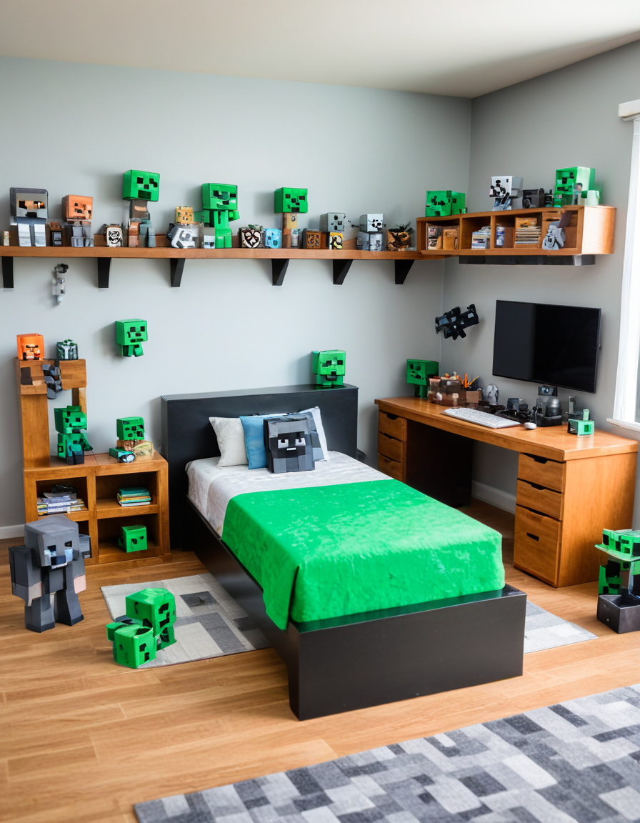 53 Minecraft Bedroom Ideas: Transform Your Room Into A Pixelated Adventure