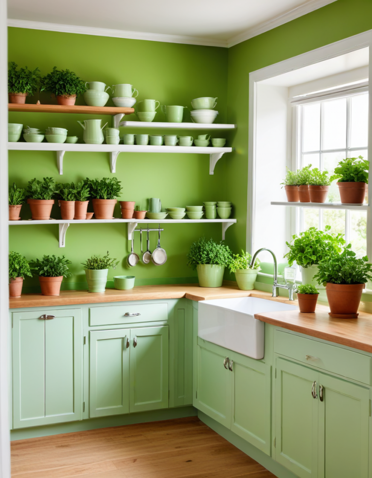 50 Stunning Green Kitchen Ideas To Elevate Your Home Design