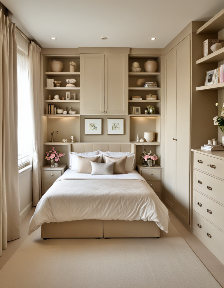 49 Small Bedroom Ideas For Couples: Stylish Solutions To Maximize Space ...