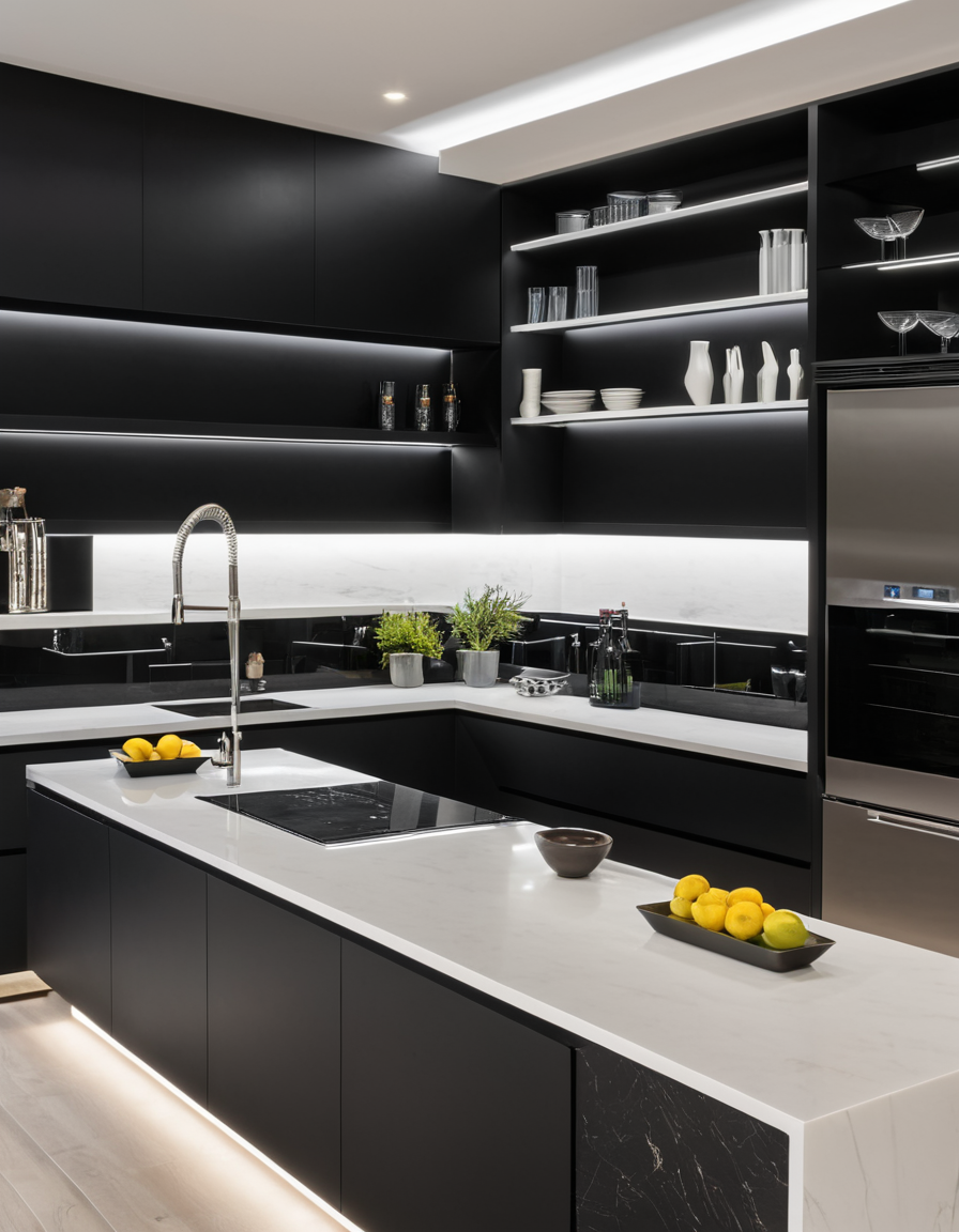 58 Dark Kitchen Ideas: Elevate Your Home with Bold and Stylish Design ...