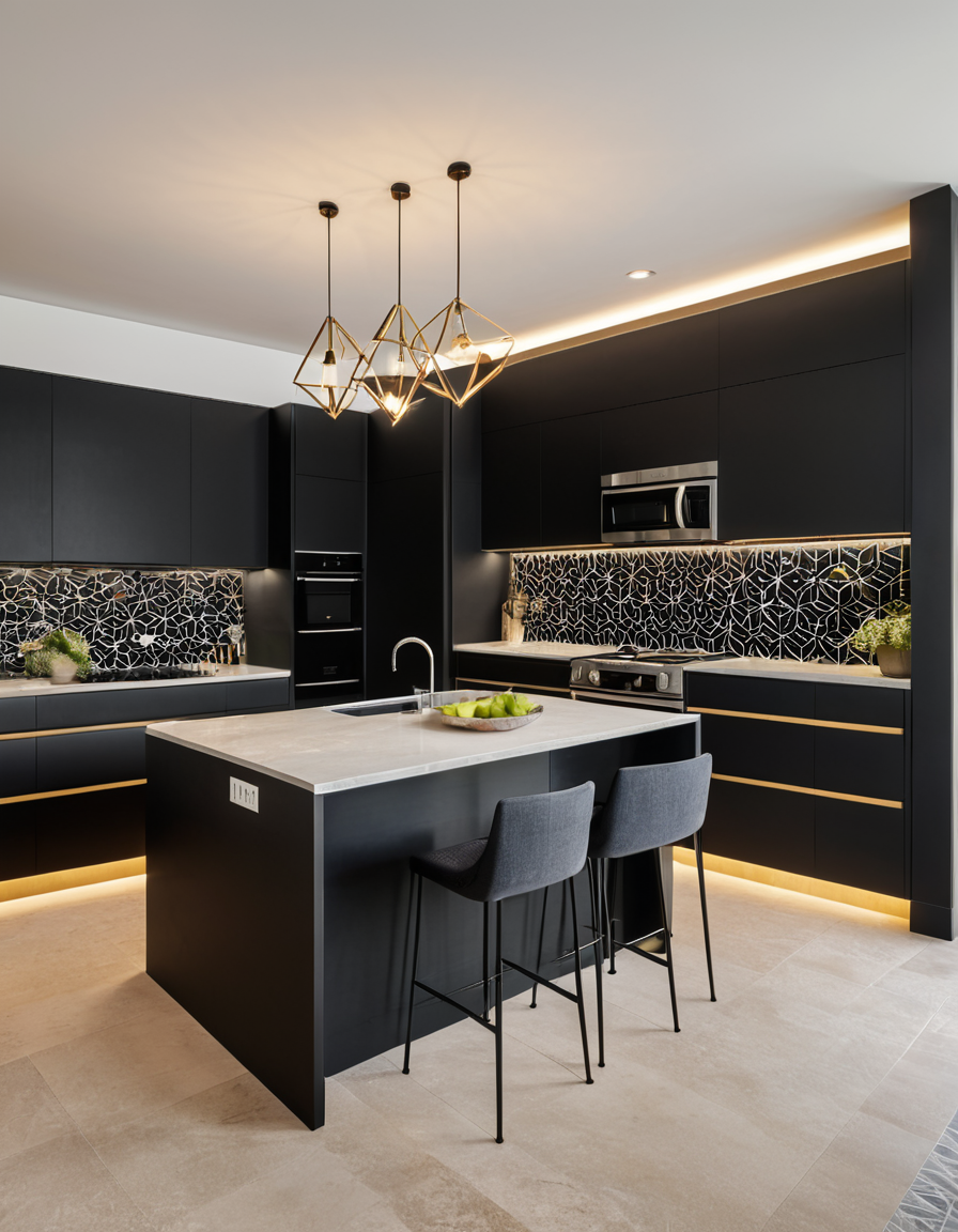 48 Black Kitchen Ideas To Inspire A Modern And Elegant Culinary Space