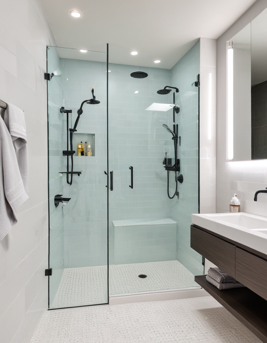 42 Half Wall Shower Ideas For A Stylish And Functional Bathroom Design