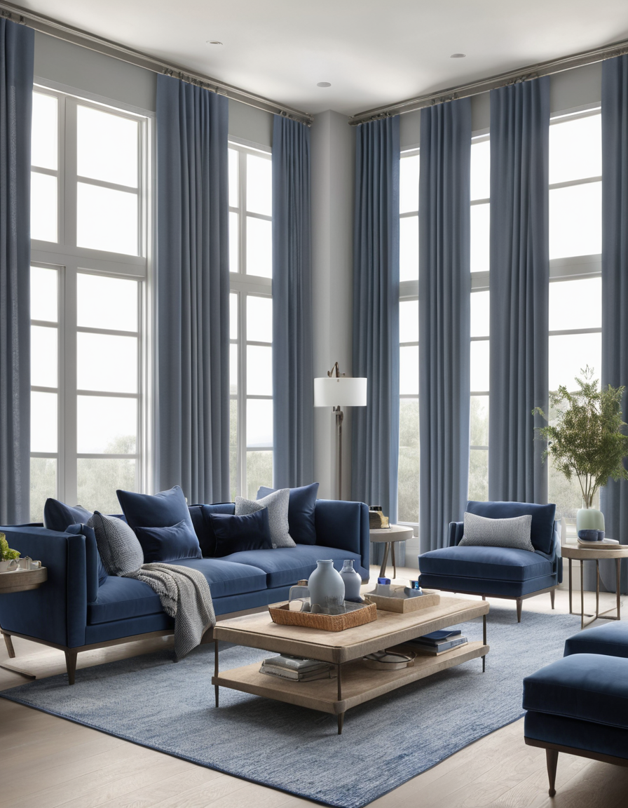 43 Gray And Blue Living Room Ideas To Elevate Your Home's Style