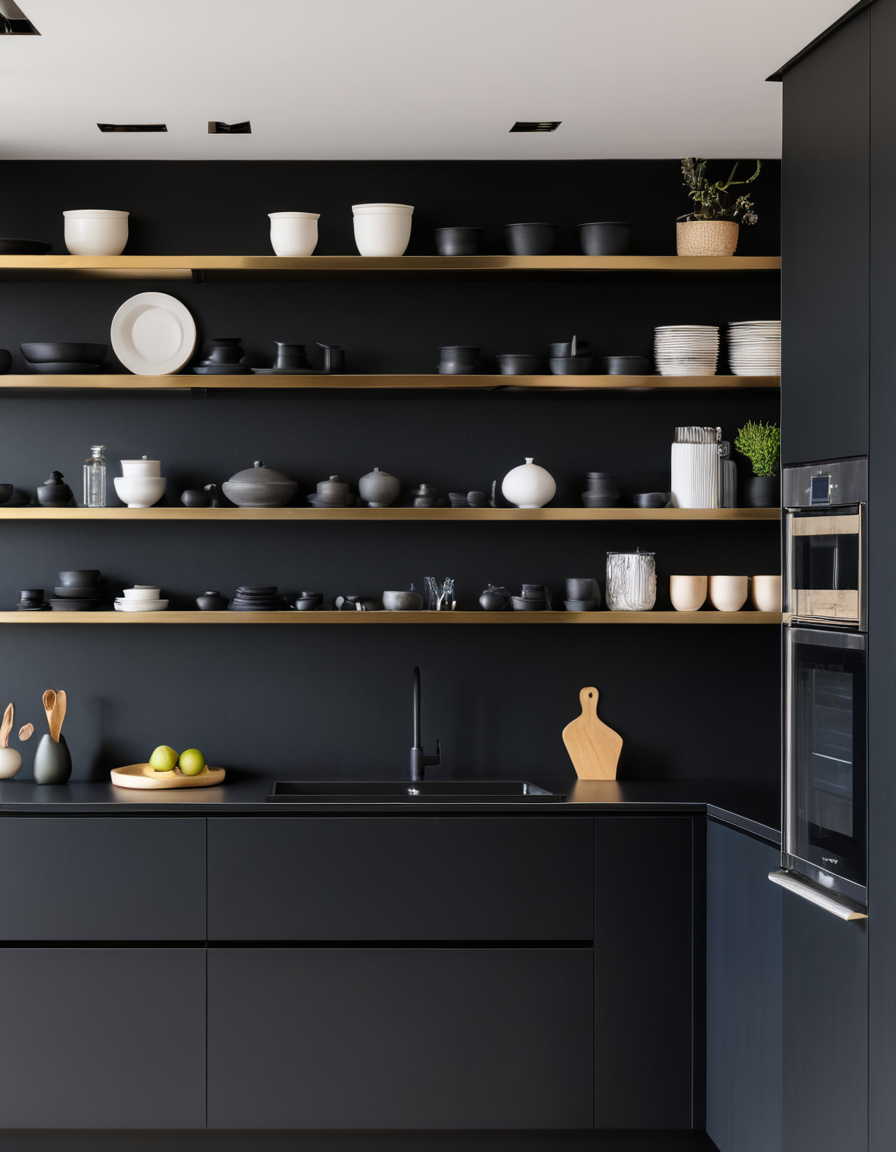 48 Black Kitchen Ideas To Inspire A Modern And Elegant Culinary Space