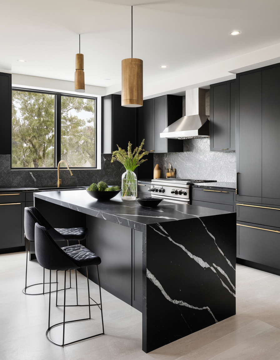 58 Dark Kitchen Ideas: Elevate Your Home with Bold and Stylish Design ...