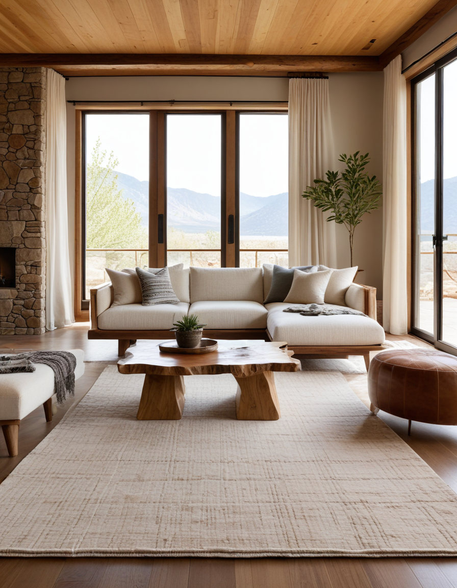 46 Earthy Living Room Ideas To Create A Warm And Natural Home