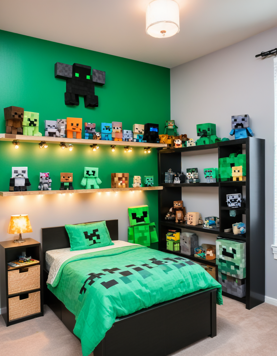 53 Minecraft Bedroom Ideas: Transform Your Room Into A Pixelated Adventure