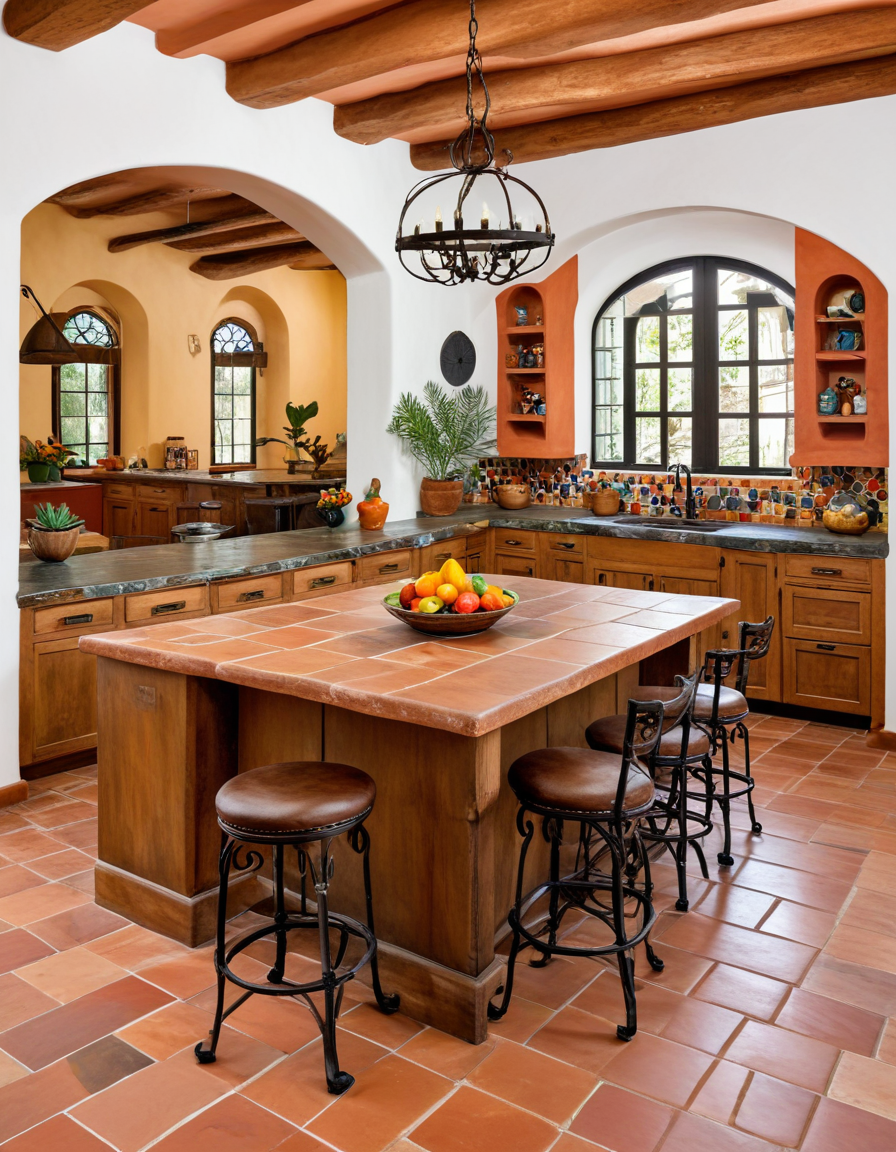 51 Hacienda Style Kitchen Ideas To Transform Your Space With Rustic ...