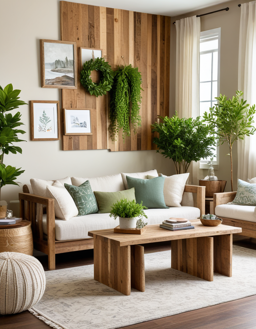 46 Earthy Living Room Ideas To Create A Warm And Natural Home