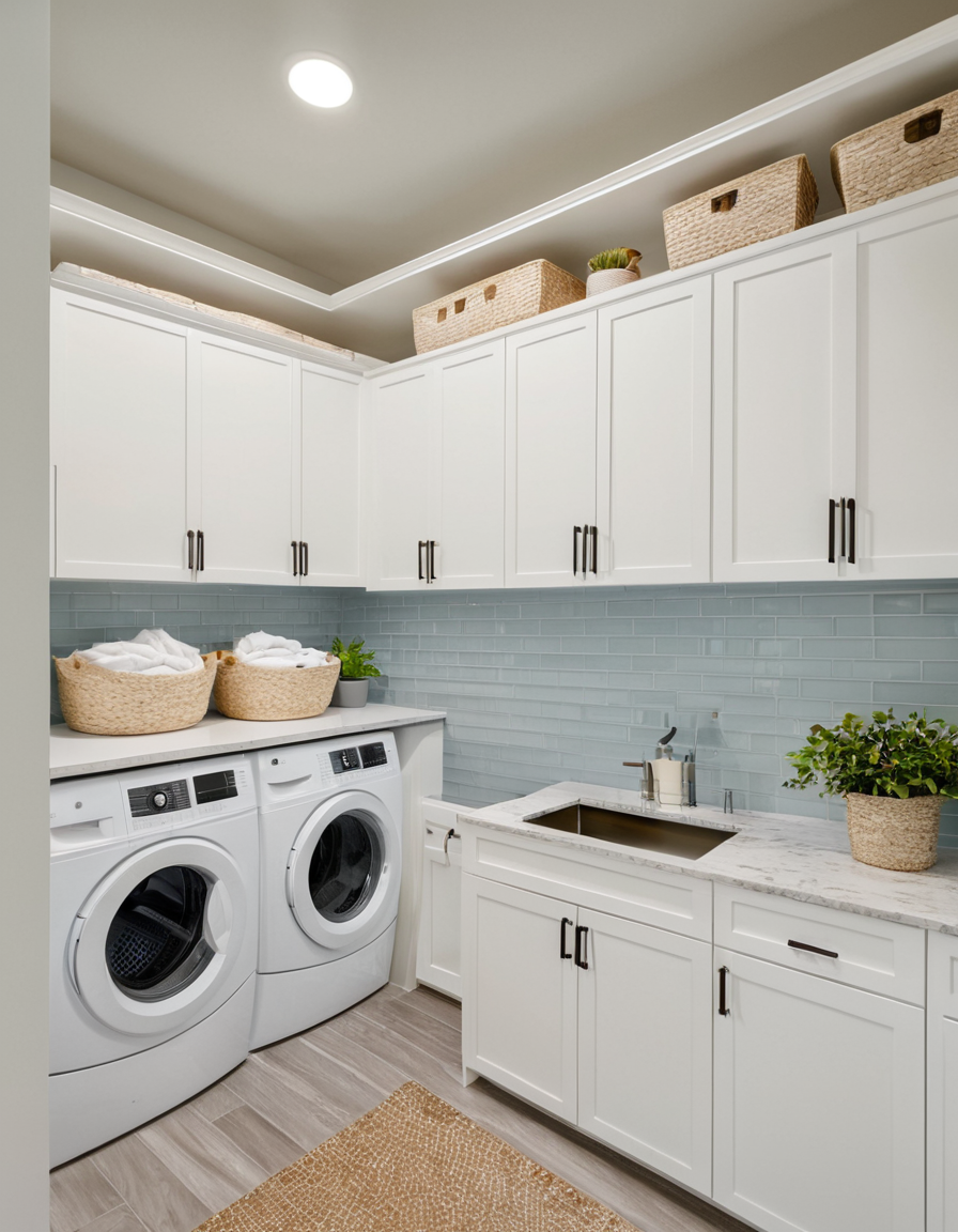 59 Laundry Room Cabinets And Shelves Ideas For A Stylish And Organized ...