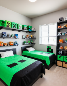 53 Minecraft Bedroom Ideas: Transform Your Room Into A Pixelated Adventure