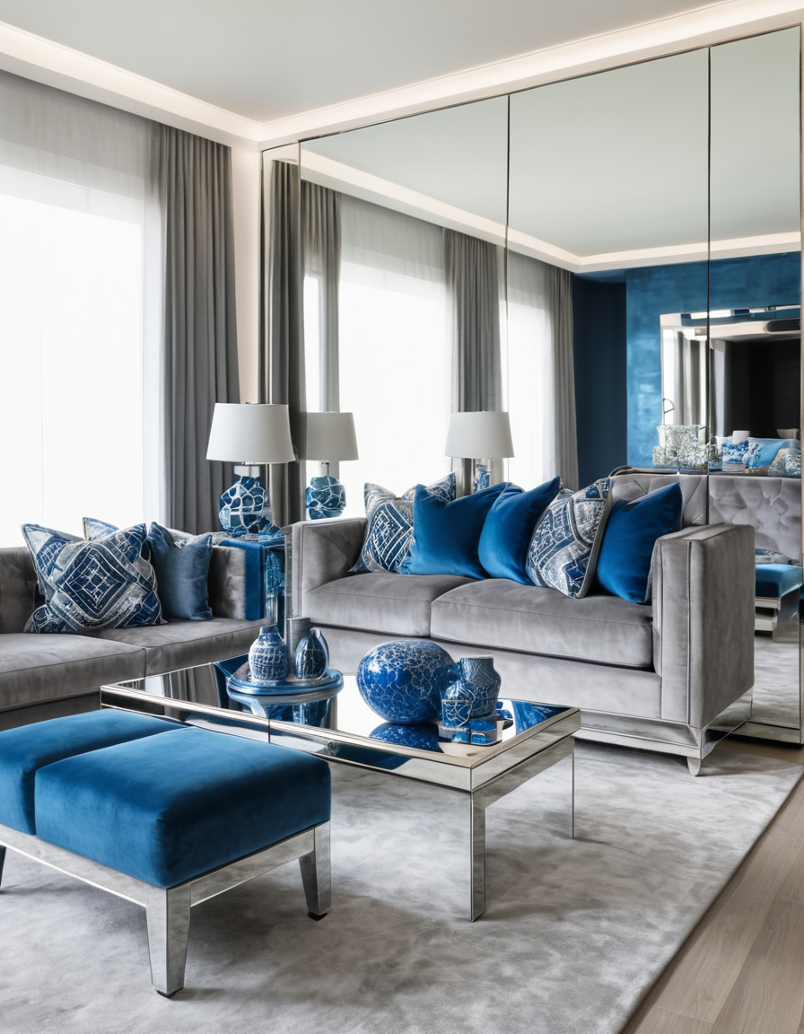 43 Gray And Blue Living Room Ideas To Elevate Your Home's Style