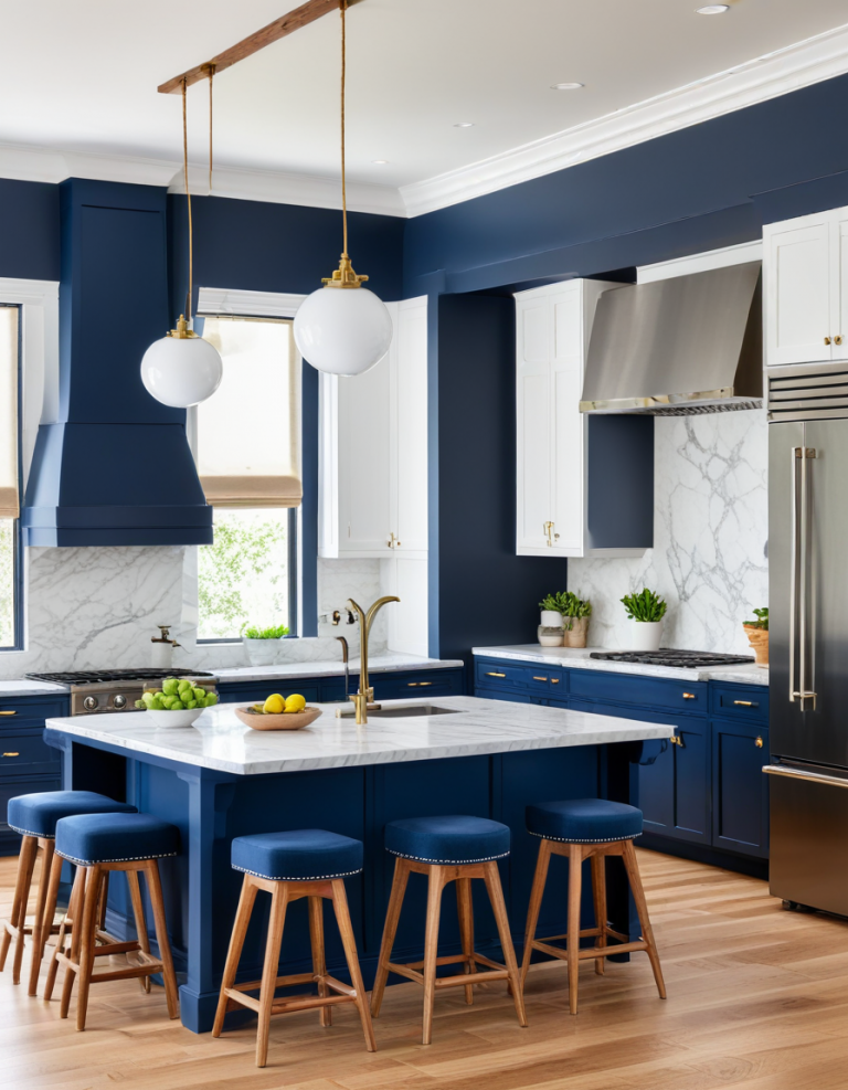 47 Blue Kitchen Ideas To Inspire A Stylish And Modern Culinary Space