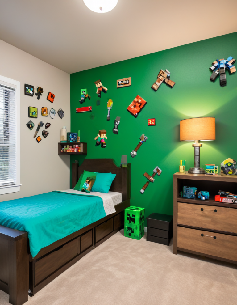 53 Minecraft Bedroom Ideas: Transform Your Room Into A Pixelated Adventure